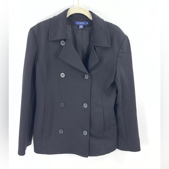 J. Crew | Jackets & Coats | J Crew Double Breasted Peacoat Womens 6 ...